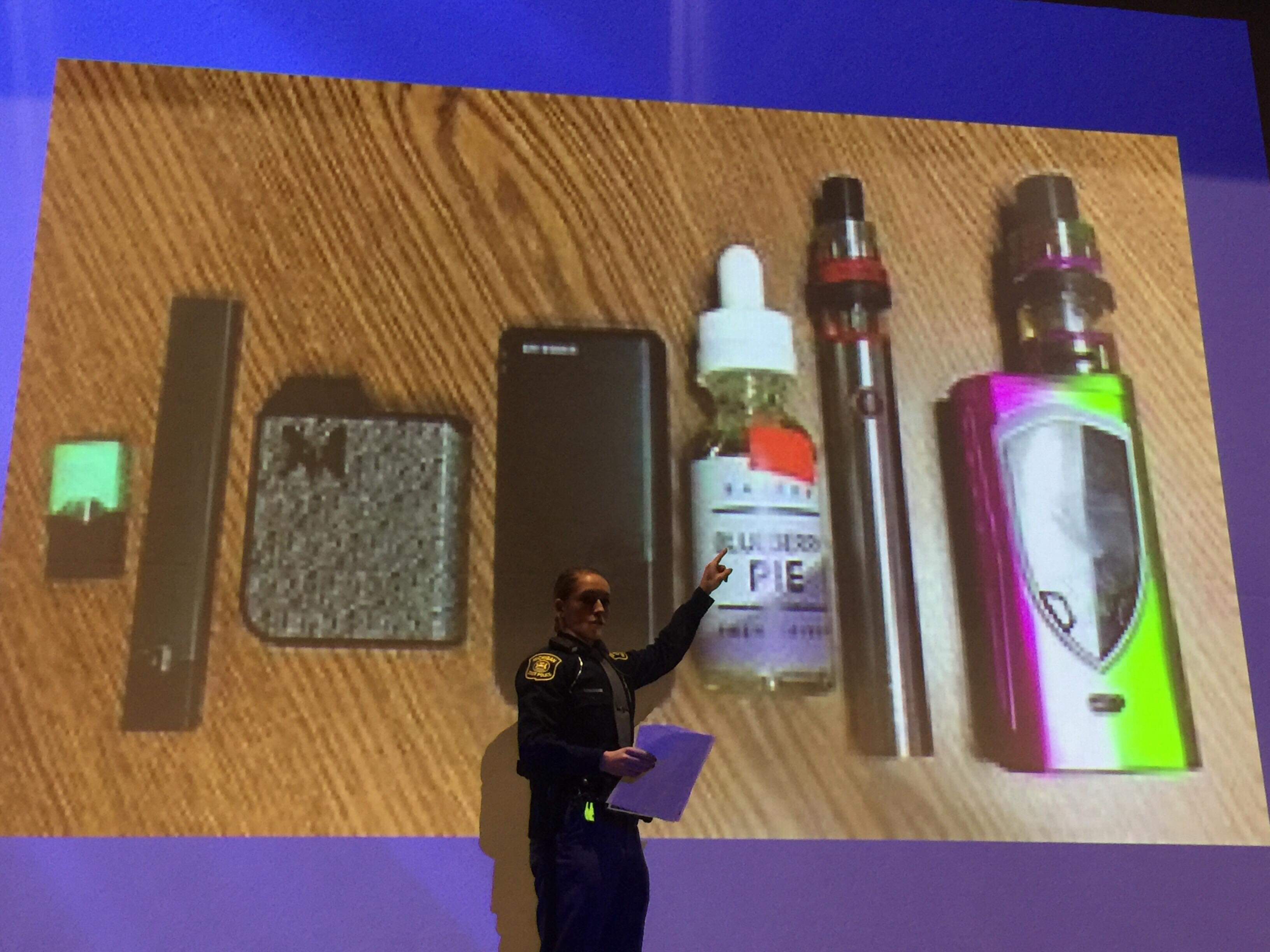 Law enforcement, health officials warn parents, students about vaping ...