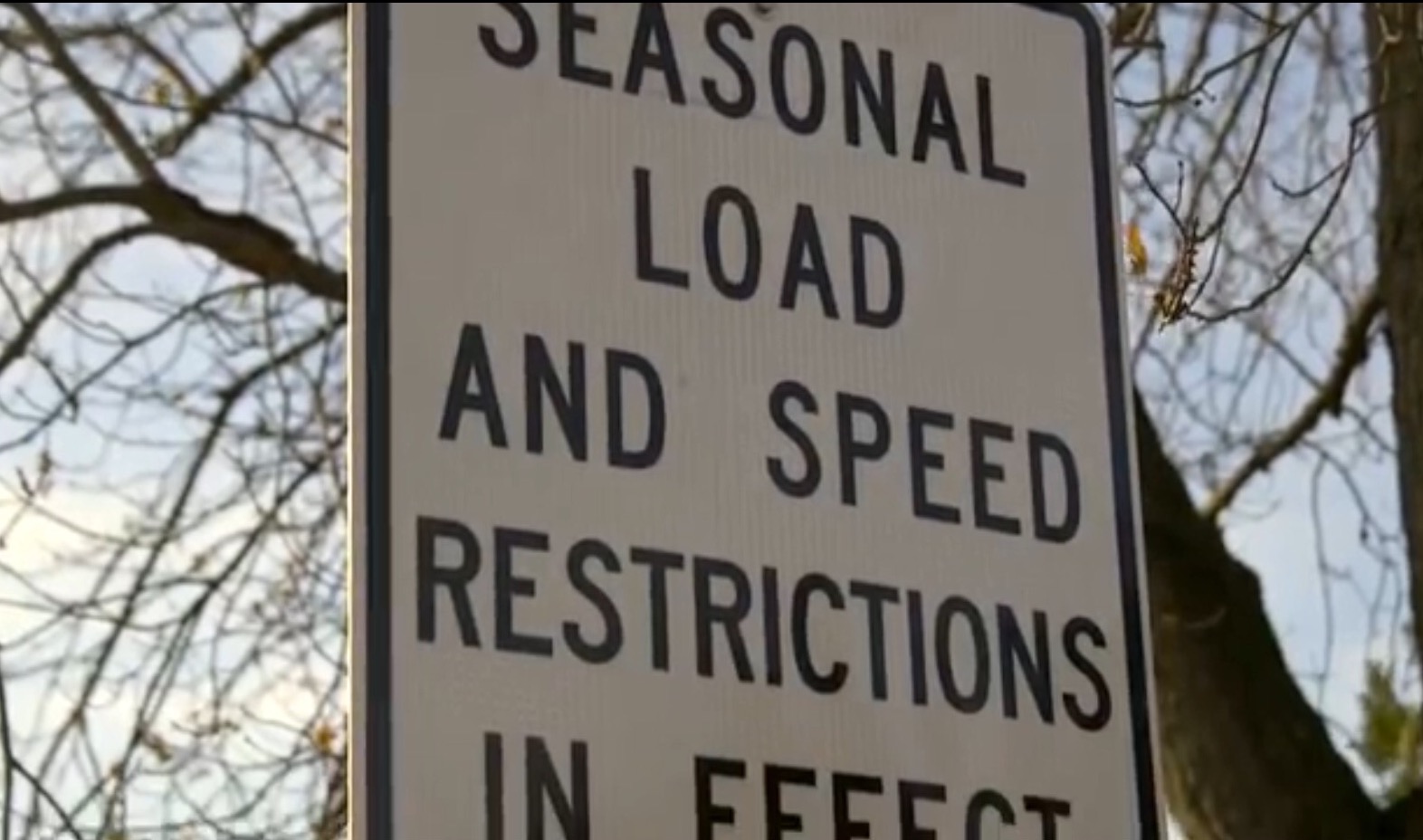 Seasonal weight and speed restrictions on roads begin Friday ...