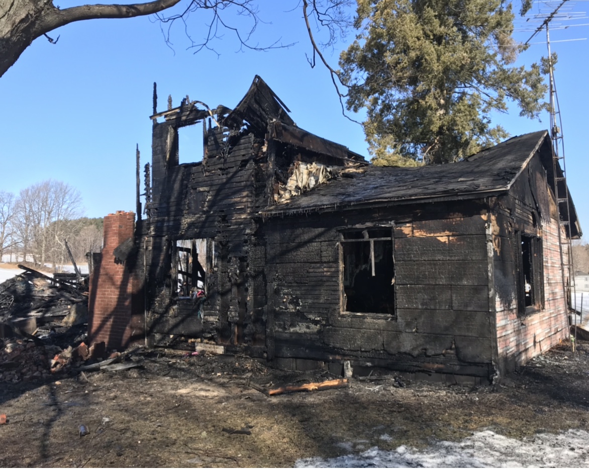 Fire destroys home. | OceanaCountyPress.com