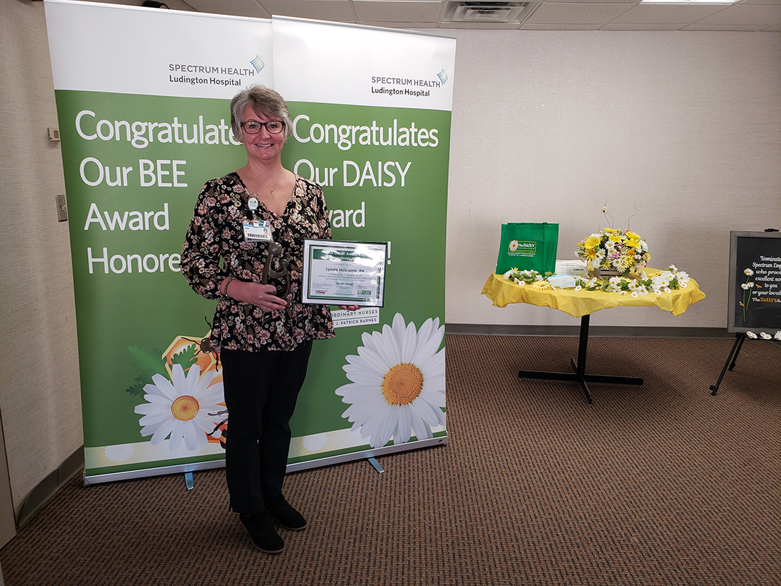 Lynda Holcomb, RN, named recipient of the DAISY Award at Corewell ...