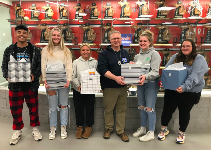 Student leadership class donates hygiene baskets to families in need ...