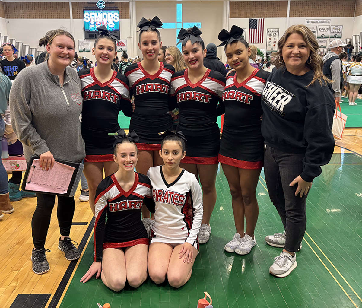 Varsity Competitive Cheer: Hart places 6th at GR West Catholic meet ...